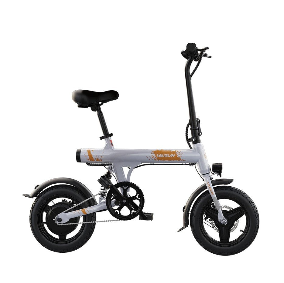 VARUN C14-1 Folding Electric Bike - 250W Motor, 45 KM Range – Lets Cycle Ireland